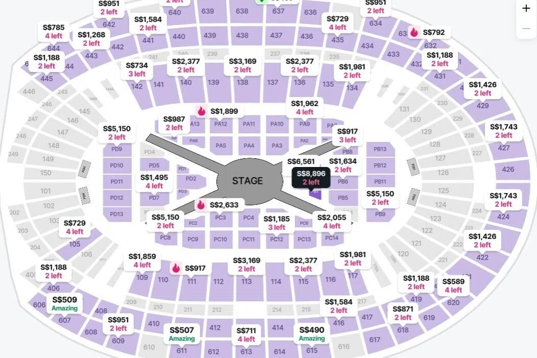BTS Singapore concert tickets offered for resale at up to 23 times the ...