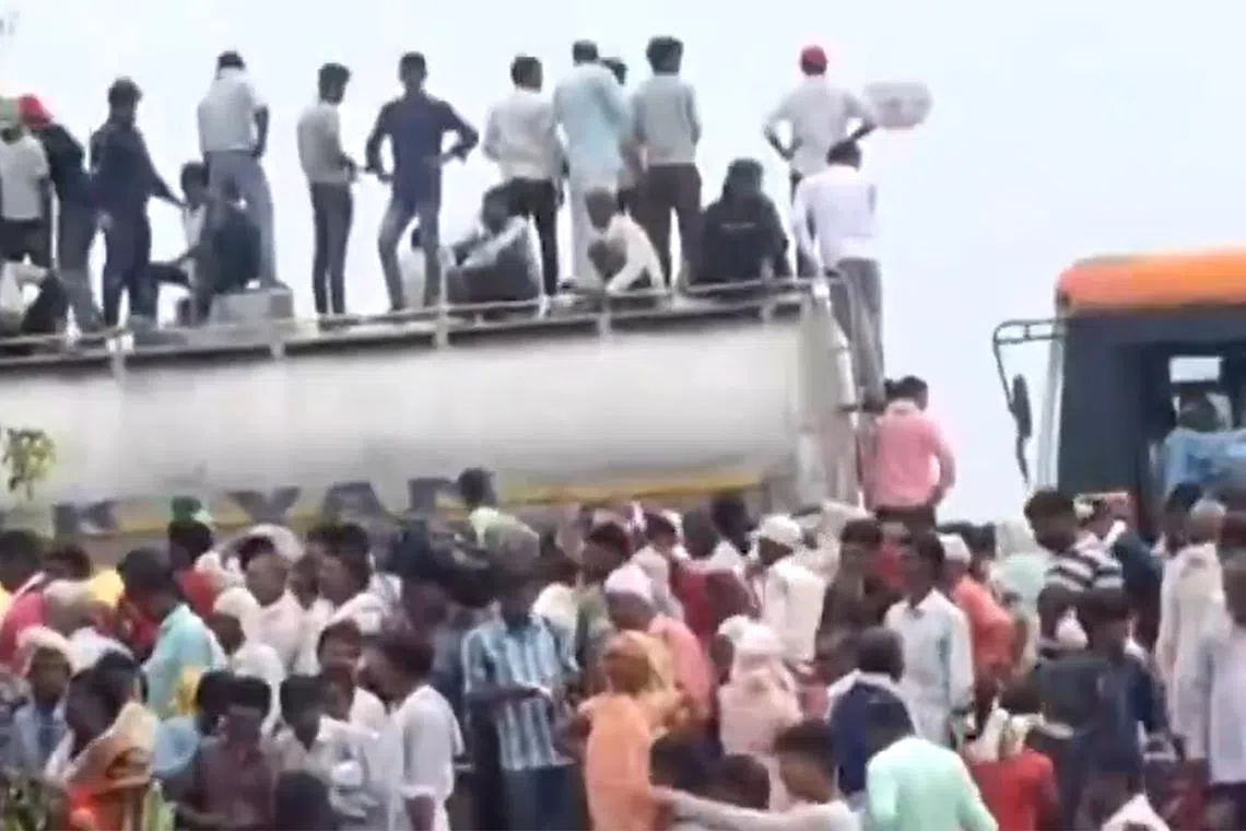 More than 100 crushed to death at religious event in India | The ...