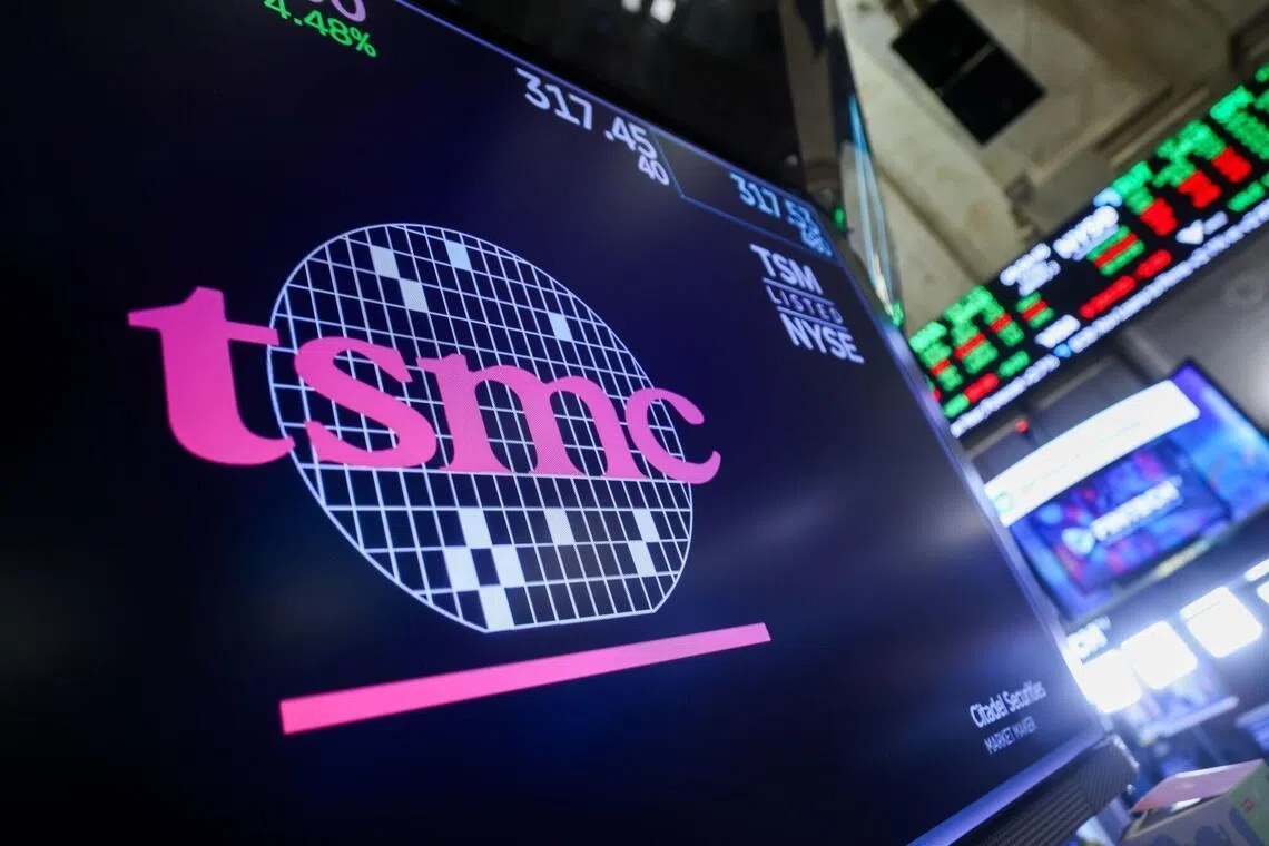 TSMC shares jump the most since April after Goldman lifts target price 35% | The Straits Times