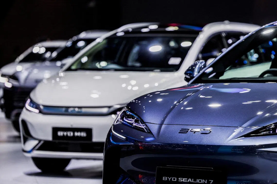 BYD cuts 2025 sales target by 16%, sources say, a sign its white-hot ...