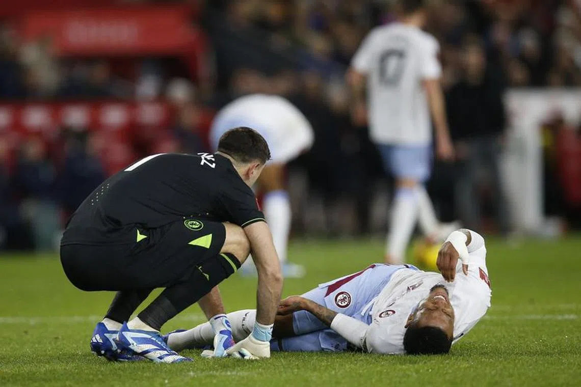 Villa's Konsa out for three to four weeks with knee injury: Emery | The ...