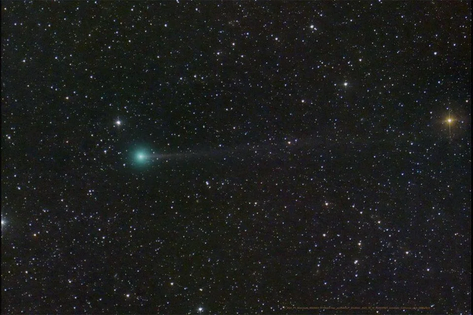 Newly discovered comet visible in night sky this weekend | The Straits ...