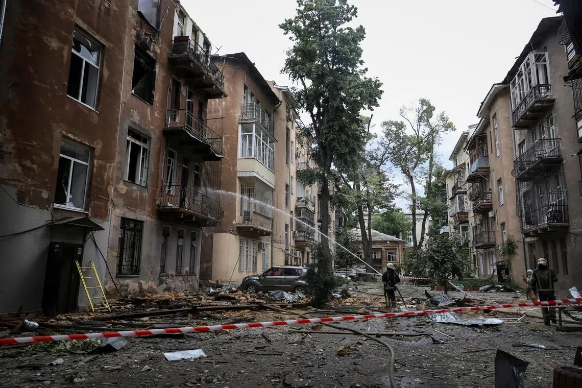 One killed, 14 injured in overnight Russian attack on Ukraine's Odesa ...