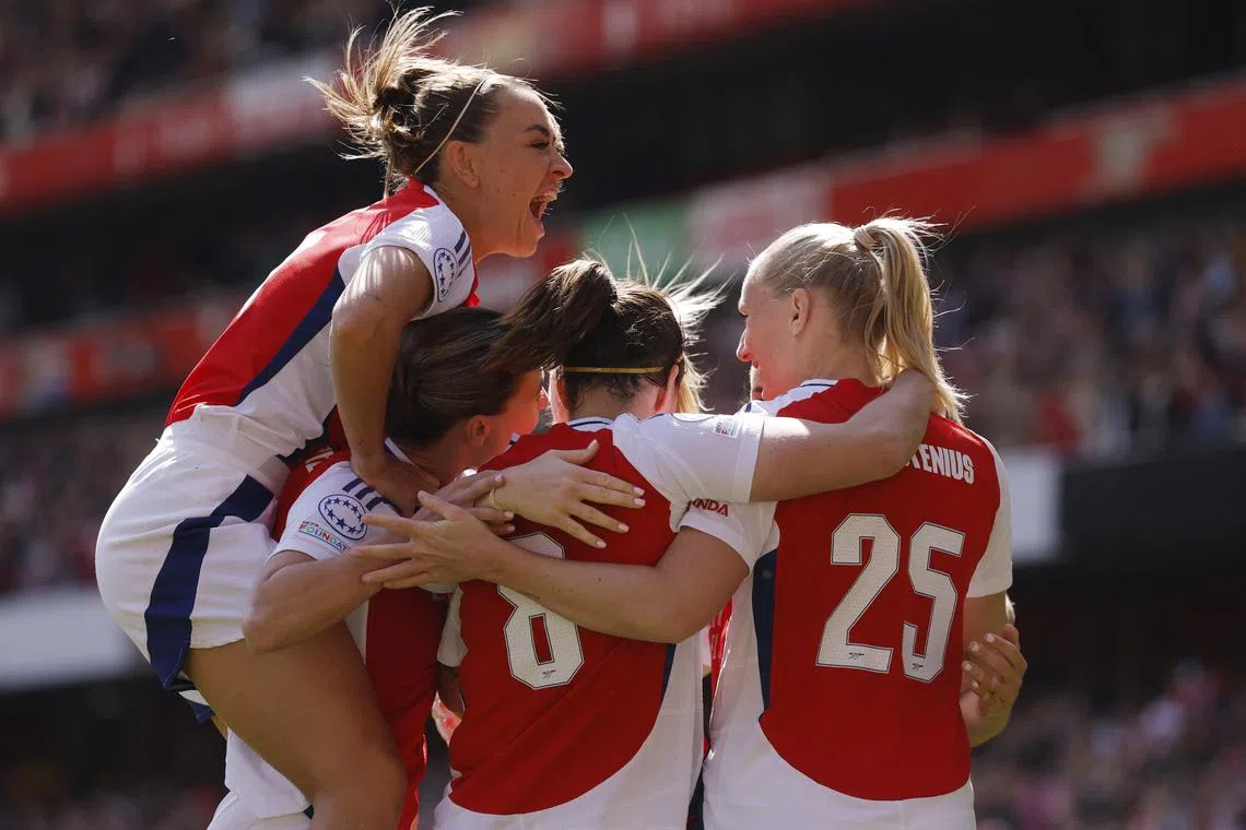 Arsenal to play all WSL home games at Emirates Stadium | The Straits Times