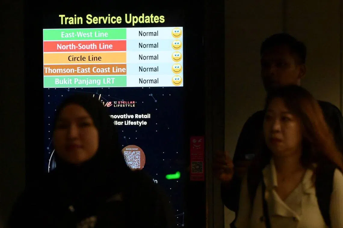 East-West Line MRT services back to normal after 6-day disruption | The Straits Times