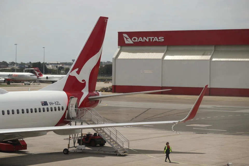 Qantas plane lands safely in Sydney after engine failure | The Straits ...
