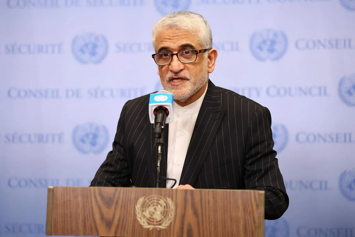 At the UN, Iran accuses US of being complicit in Israel’s strikes | The ...