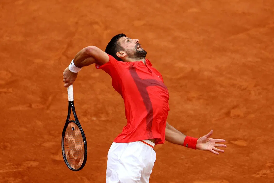 French Open organisers spoil Djokovic's football plans | The Straits Times