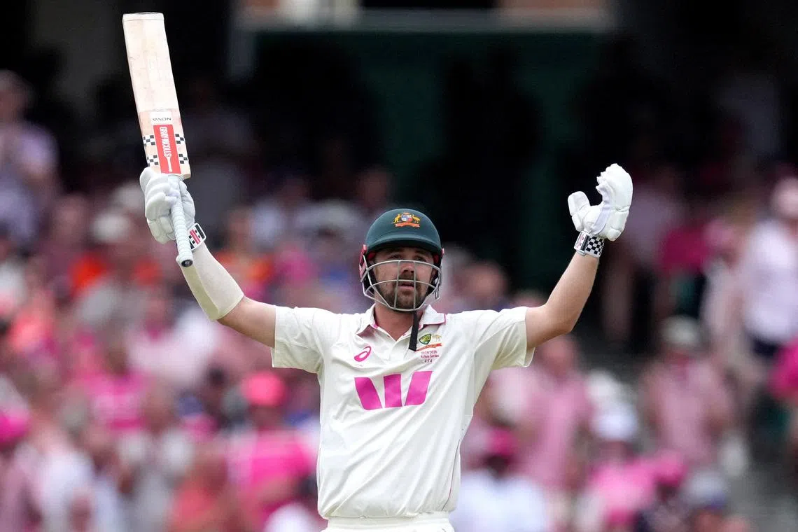 Head loving life at the top after third Ashes century | The Straits Times