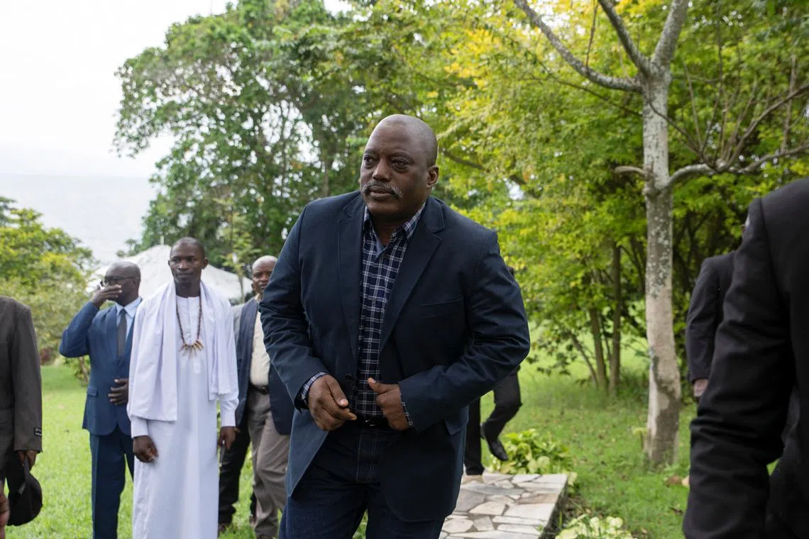 Congo ex-president Kabila makes first public appearance in rebel-held ...