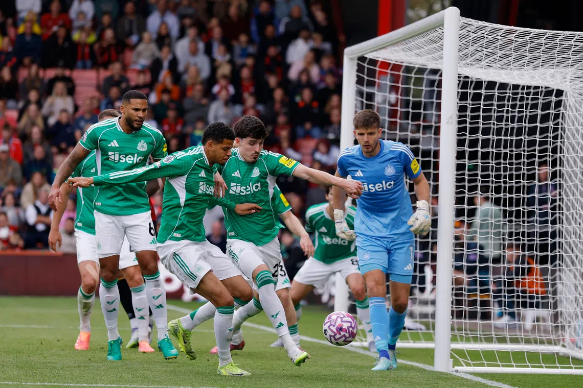 Newcastle held to third straight away draw at Bournemouth | The Straits ...