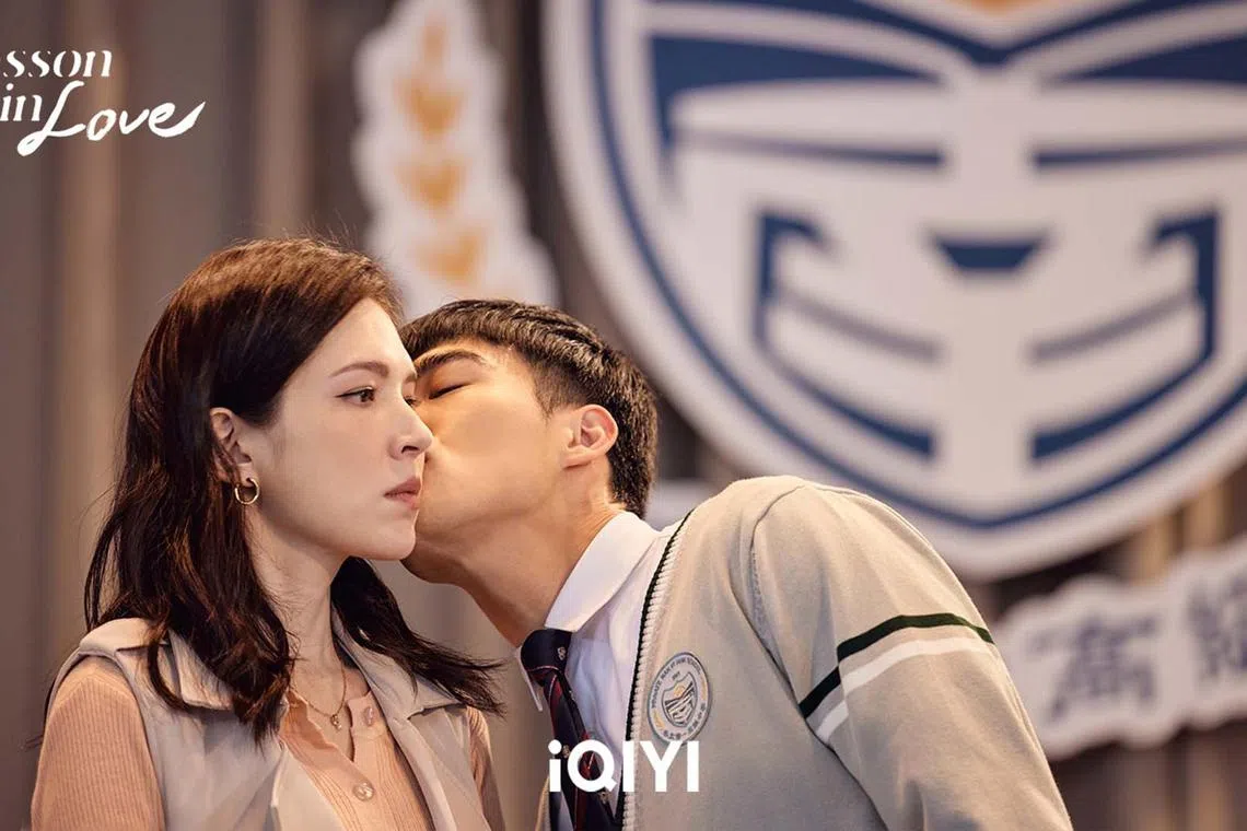 Taiwanese actress Tiffany Ann Hsu is ‘hot for student’ in Lesson In Love | The Straits Times