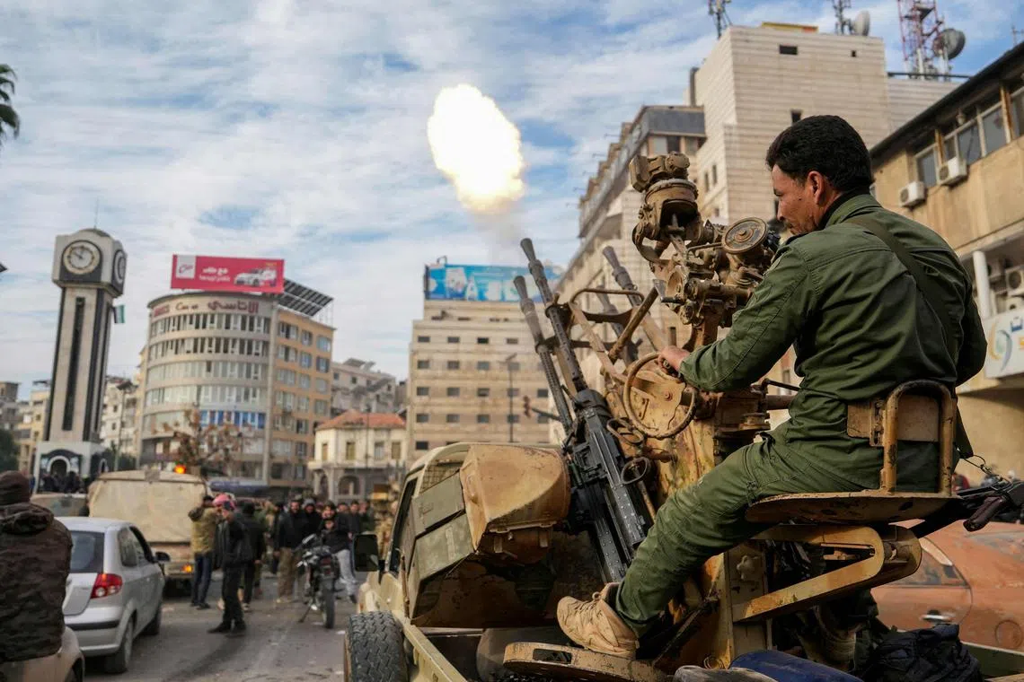 Syrian rebels oust President Assad; Russia says he left the country ...