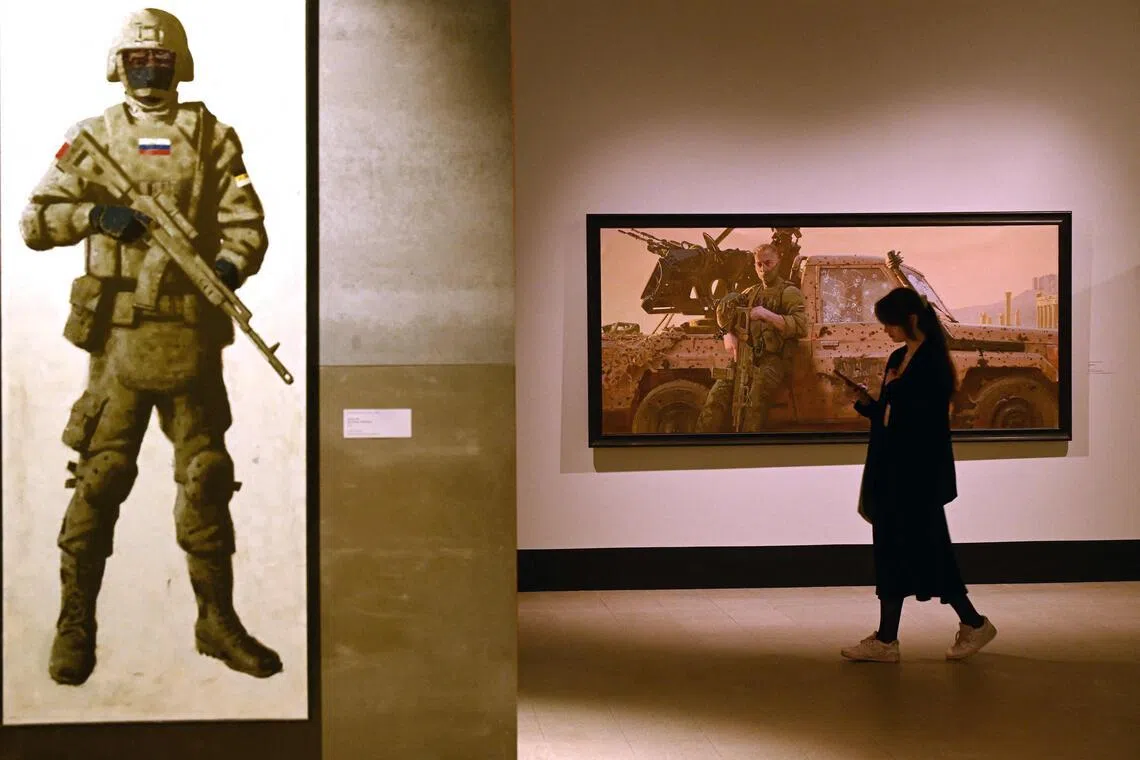 ‘Animalistic horror’: Russia puts war art on display | The Straits Times