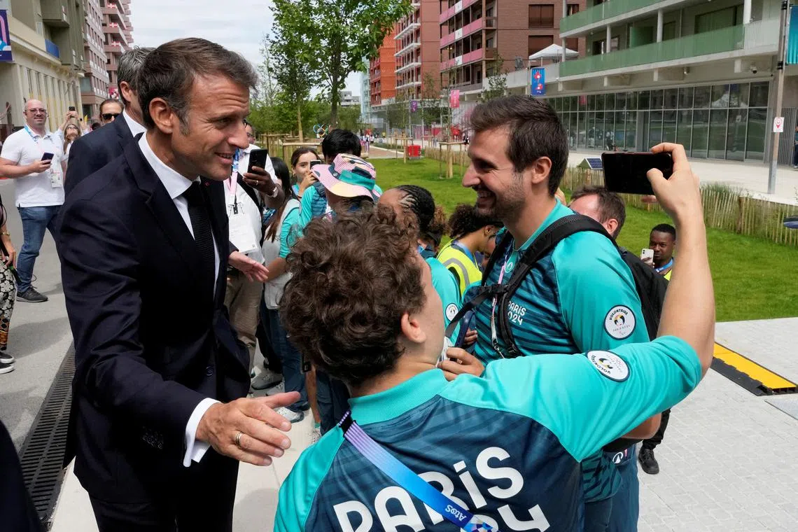 France forecast to fulfil Macron's medal target in Paris | The Straits ...