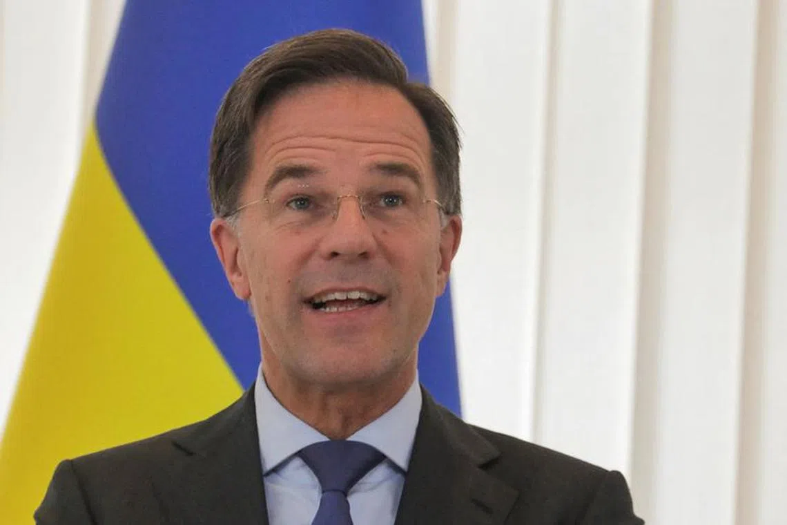 Dutch PM Mark Rutte signals interest in Nato top job | The Straits Times