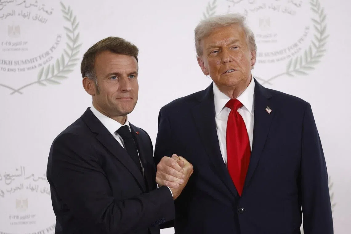 Trump says ‘we’ve had a lot of problems’ with France | The Straits Times