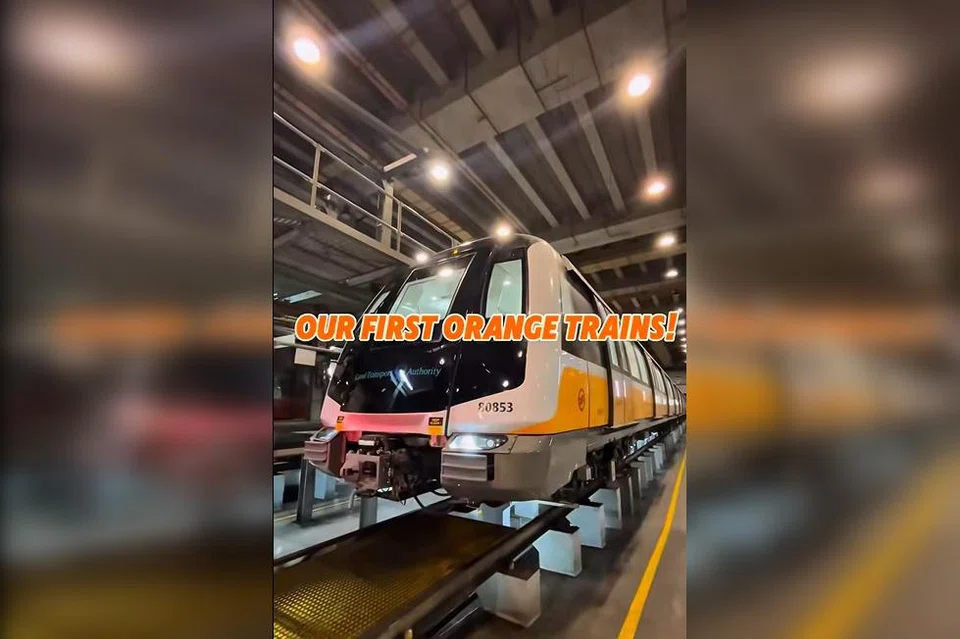 ‘For the record, it’s orange, not yellow’: LTA unveils new Circle Line ...