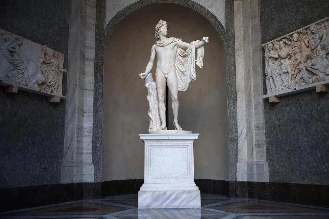 Restored 'Apollo Belvedere' marble back on show in the Vatican | The ...
