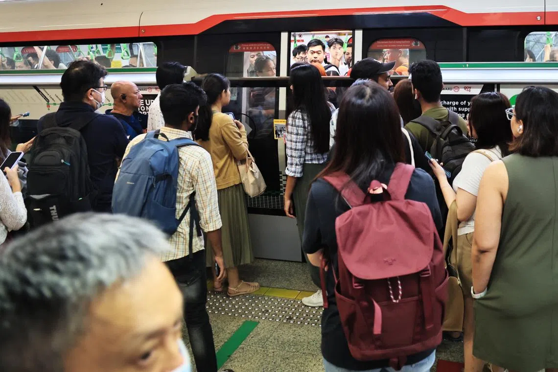 MRT services on NSEWL back to normal after delays due to derailed ...