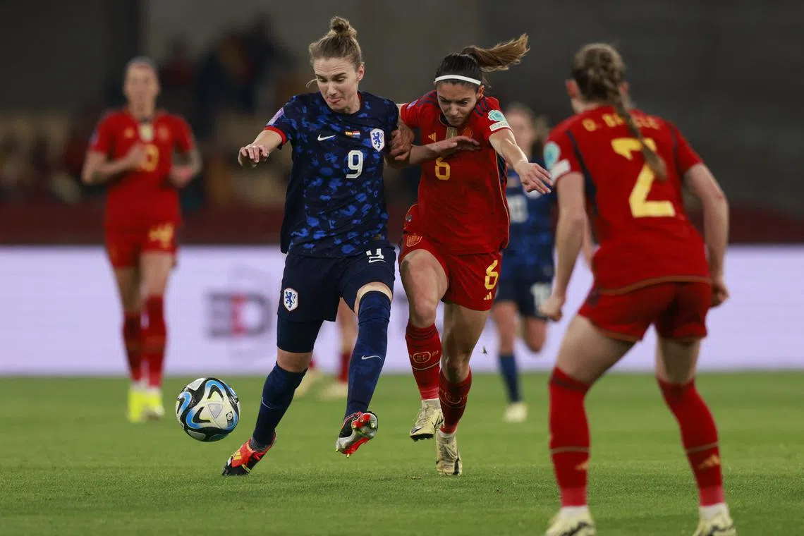Spain women's team beat Netherlands to secure historic Olympic spot ...