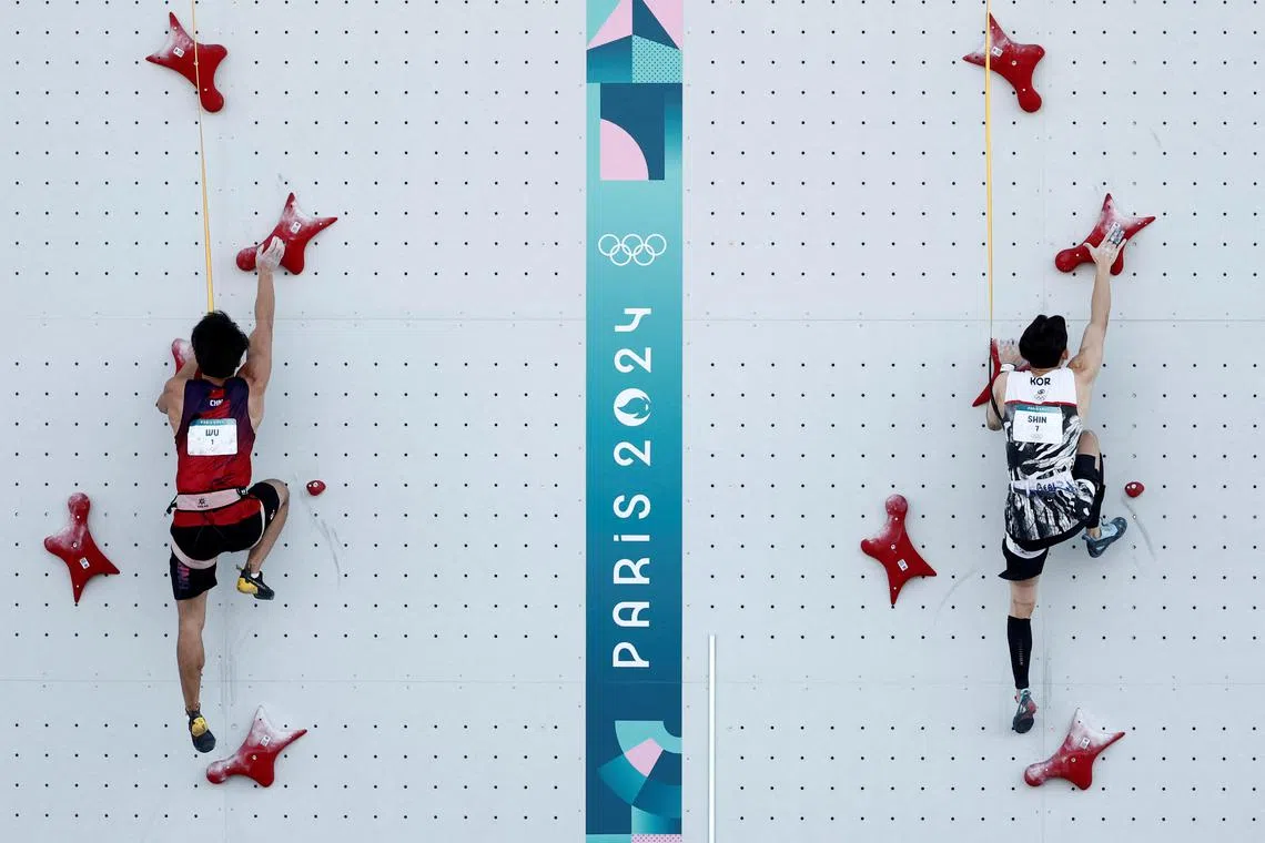 Born of a joke, speed-climbing route arrives on big stage with ...