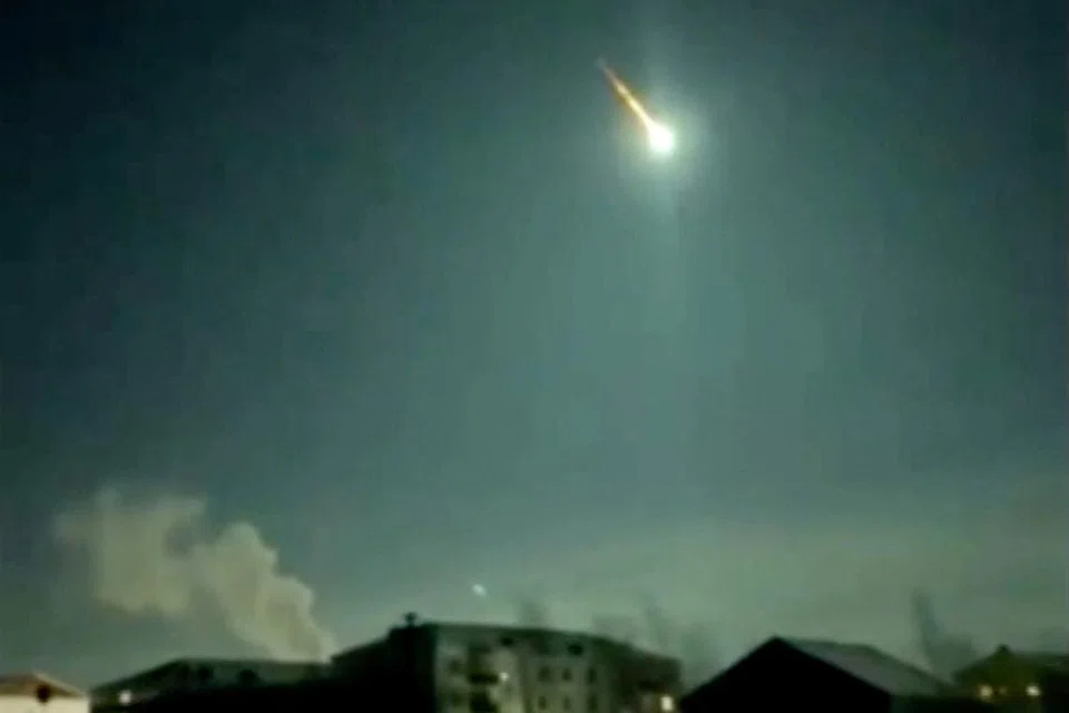 Falling asteroid lights up sky in Russia's remote Yakutia | The Straits ...