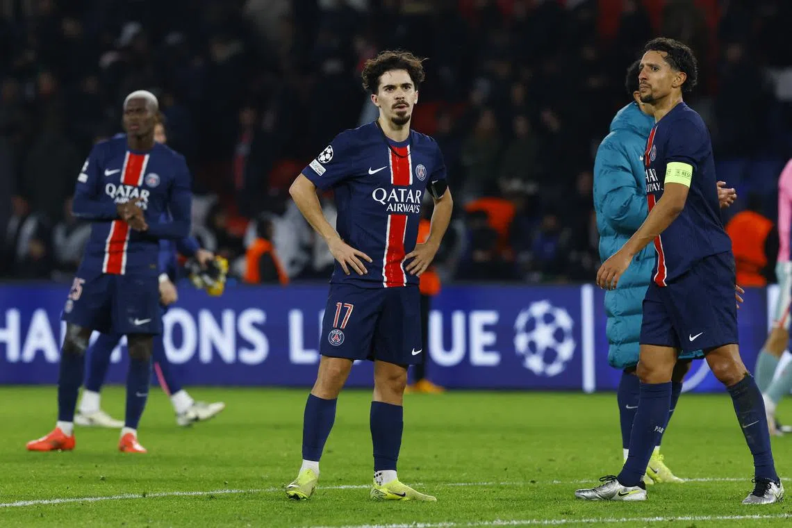 PSG suffer last-gasp defeat by Atletico as Champions League woes ...