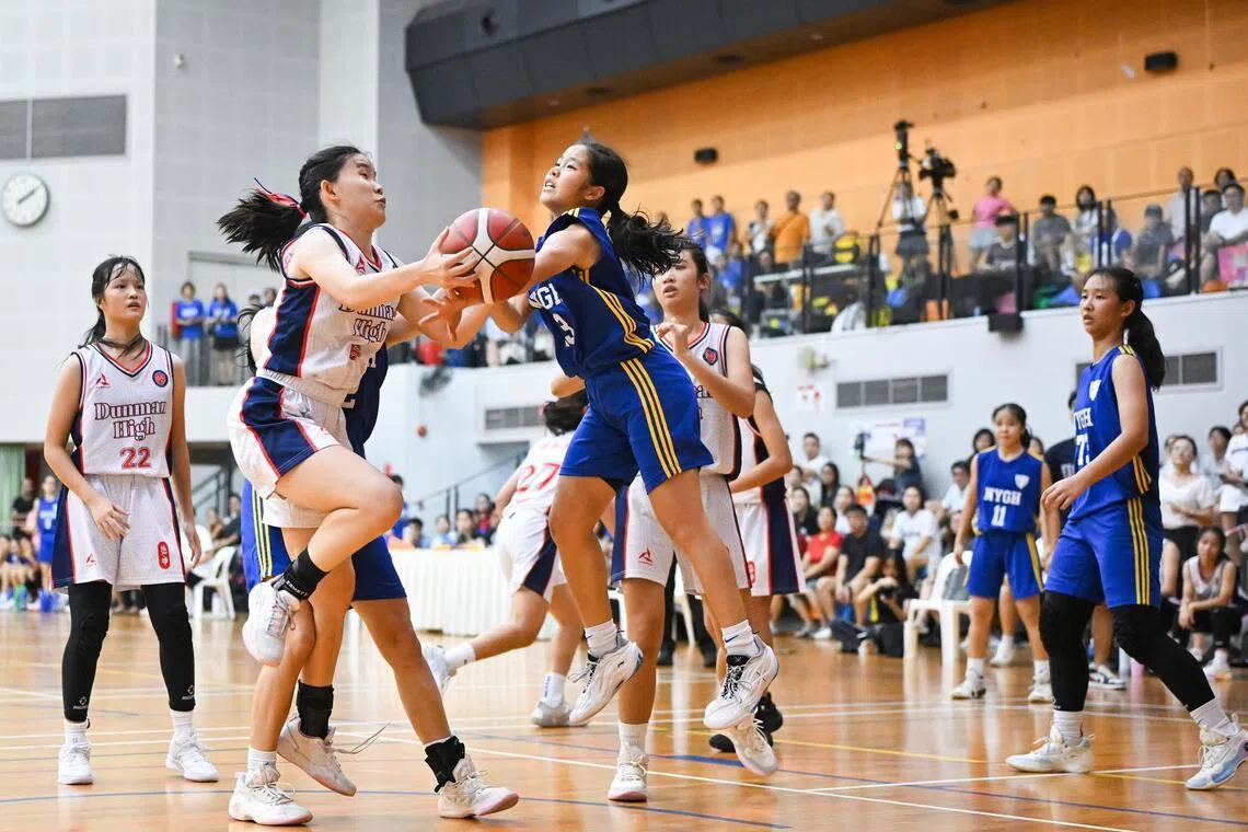 Twins Jovia and Jovie Teo power Nanyang Girls to fourth straight B Div ...