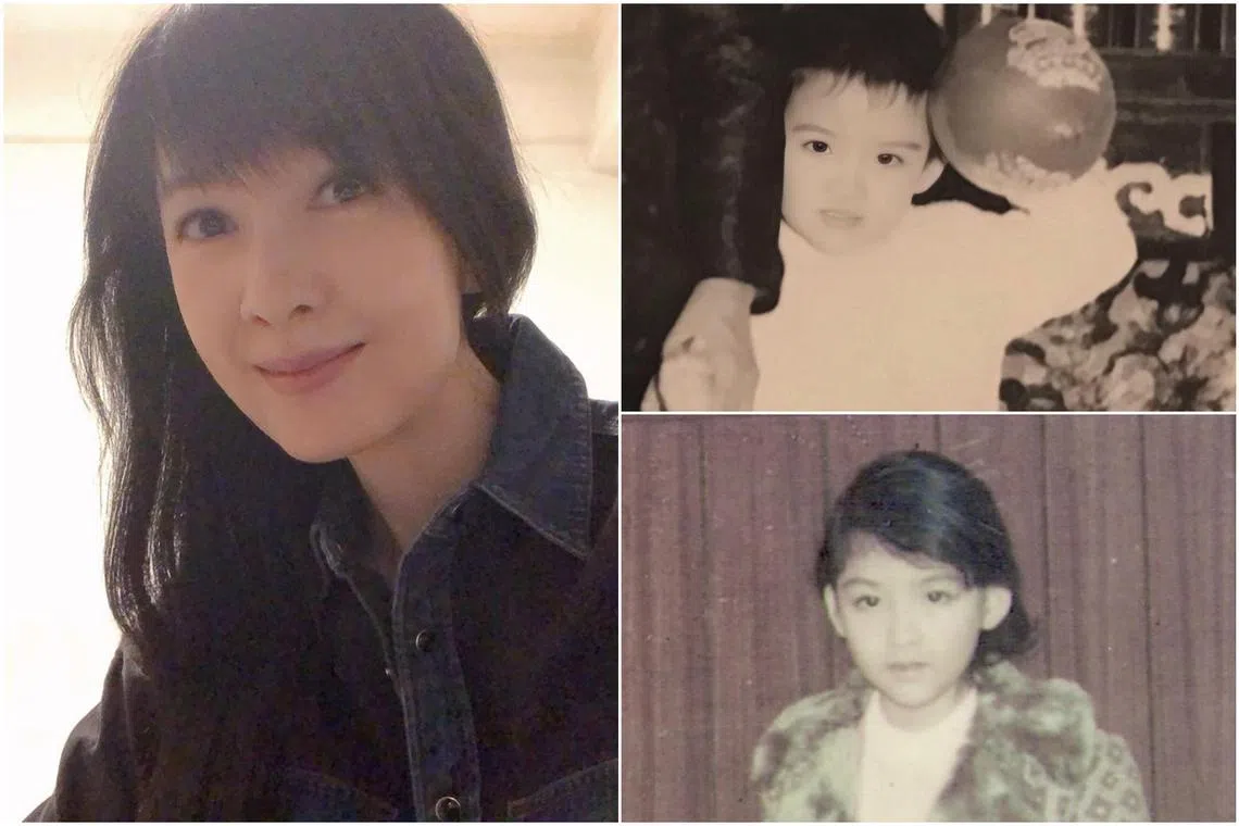 Singer Vivian Chow shares old photos of herself on her 57th birthday ...