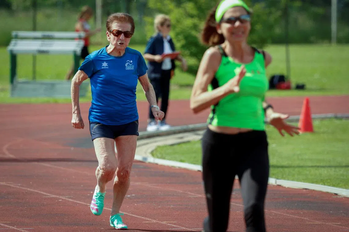 Age no barrier for Italy's 90-year-old sprint queen | The Straits Times