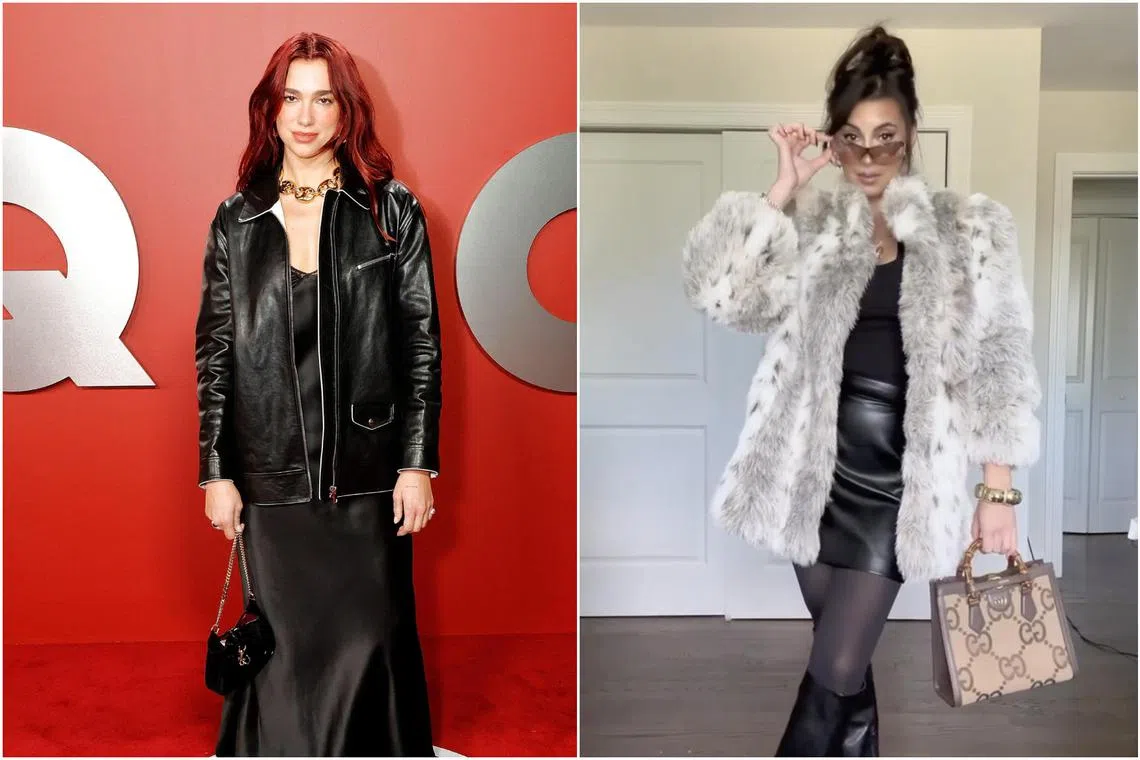 ‘Mob wife’ is the flashy fashion trend of early 2024 | The Straits Times