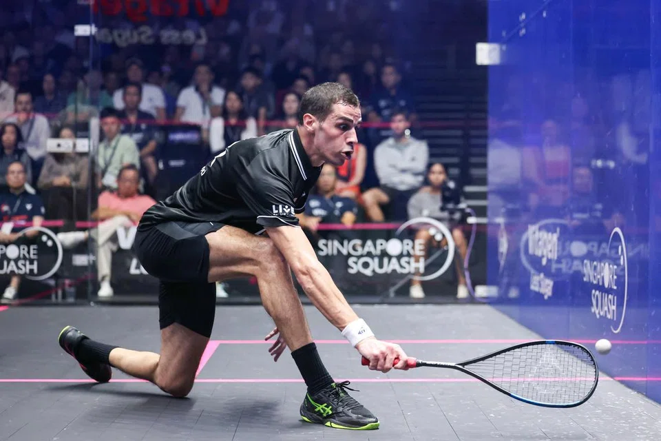 World No. 1 Ali Farag comes from behind to retain Singapore Squash Open ...