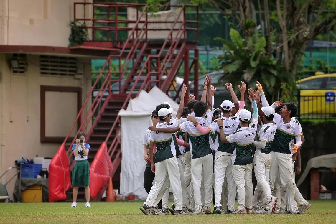 Raffles Institution learn from past mistake to win first A Div cricket ...