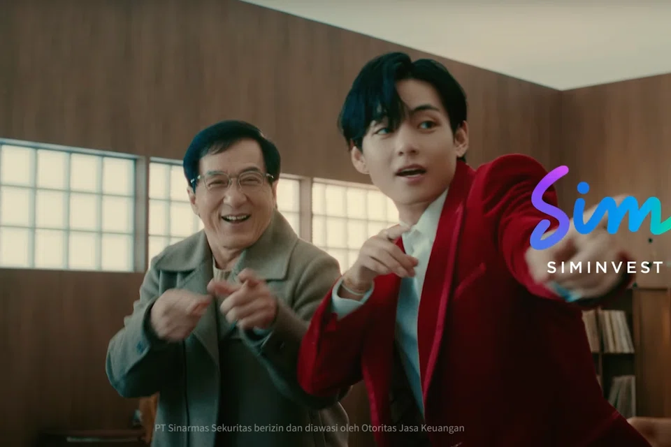 Jackie Chan and BTS’ V team up for Indonesian commercial | The Straits Times