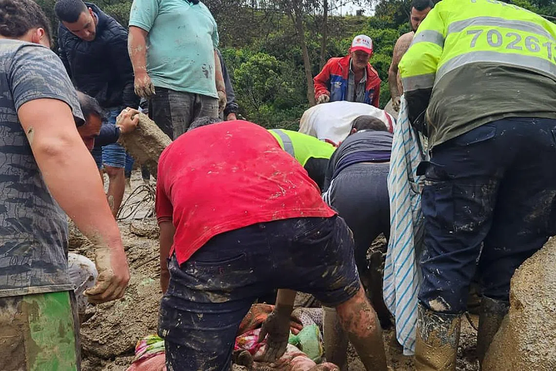Search For Missing After Landslide Kills 14 In Colombia The Straits Times