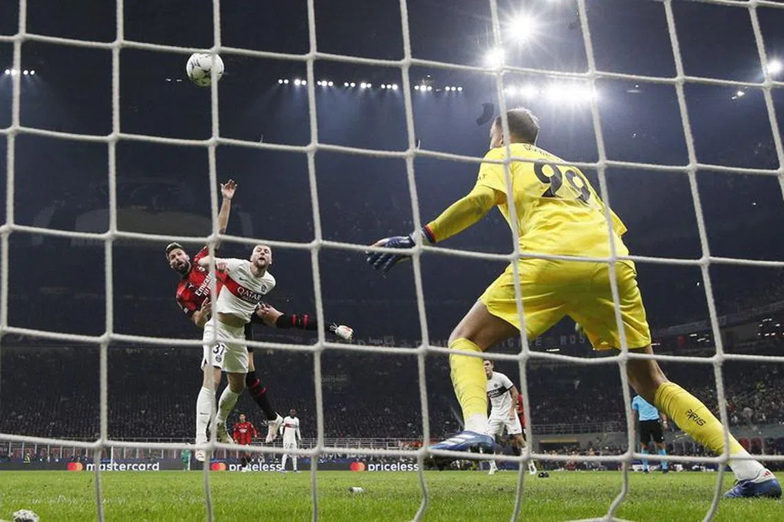 AC Milan earn first Champions League win with 2-1 comeback win against ...