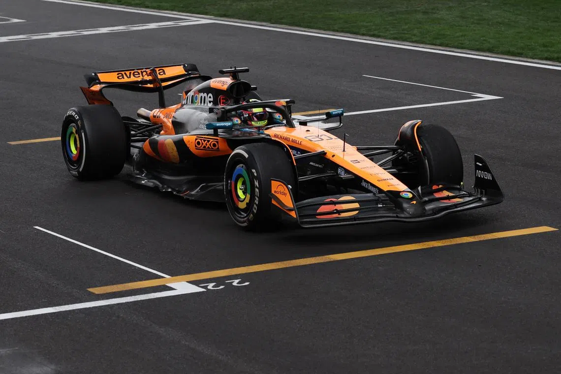 Oscar Piastri wins Chinese Grand Prix from pole in McLaren one-two ...