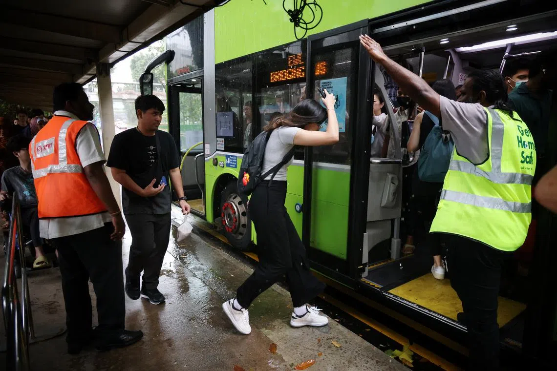 Longer travel time, snaking bus queues: EWL passengers cope with 2nd ...