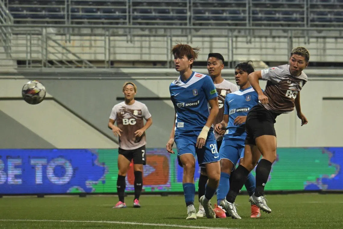 BG Tampines Rovers frustrated by 1-1 first-leg draw with BG Pathum ...