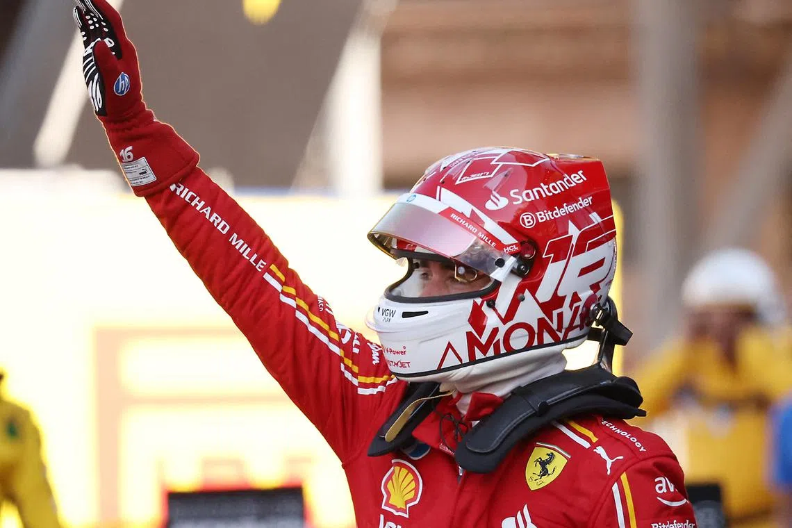 Leclerc on pole but still haunted by the past | The Straits Times