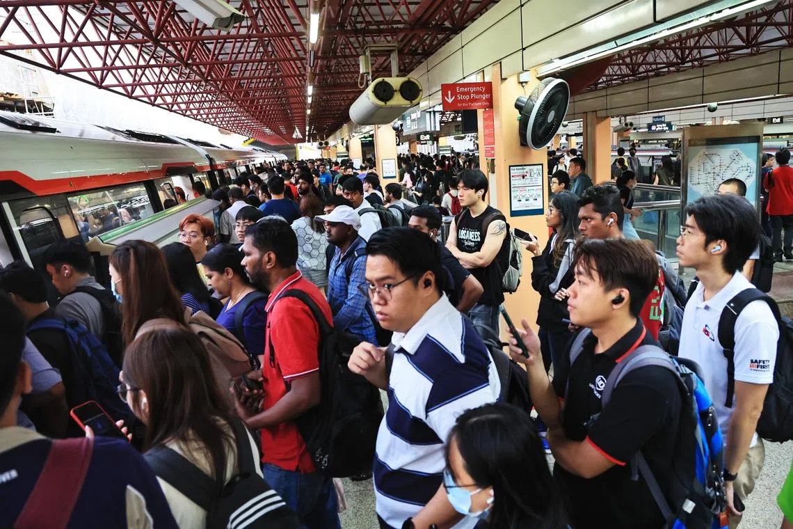 MRT services on NSEWL back to normal after delays due to derailed ...
