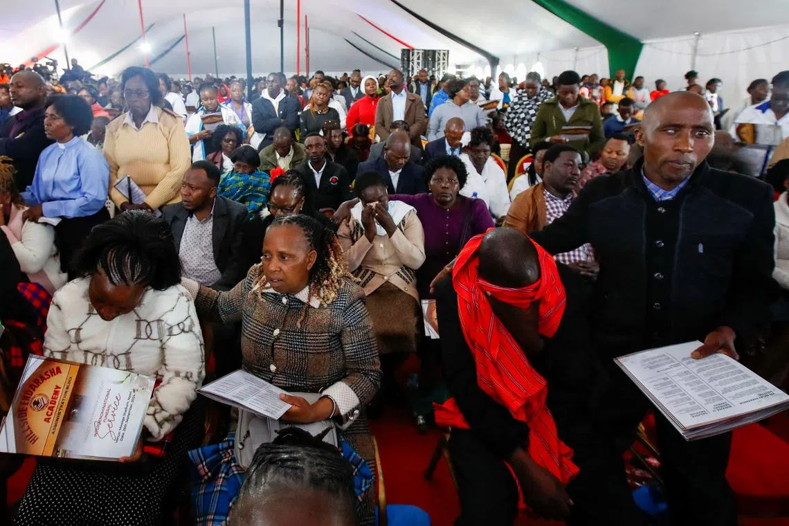 Kenyan school blaze victims mourned at mass funeral | The Straits Times
