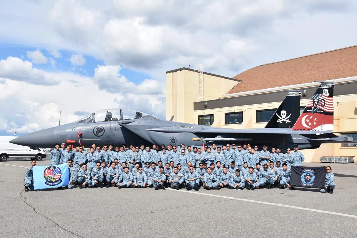 RSAF bags 2 awards at US air combat exercise in Alaska | The Straits Times