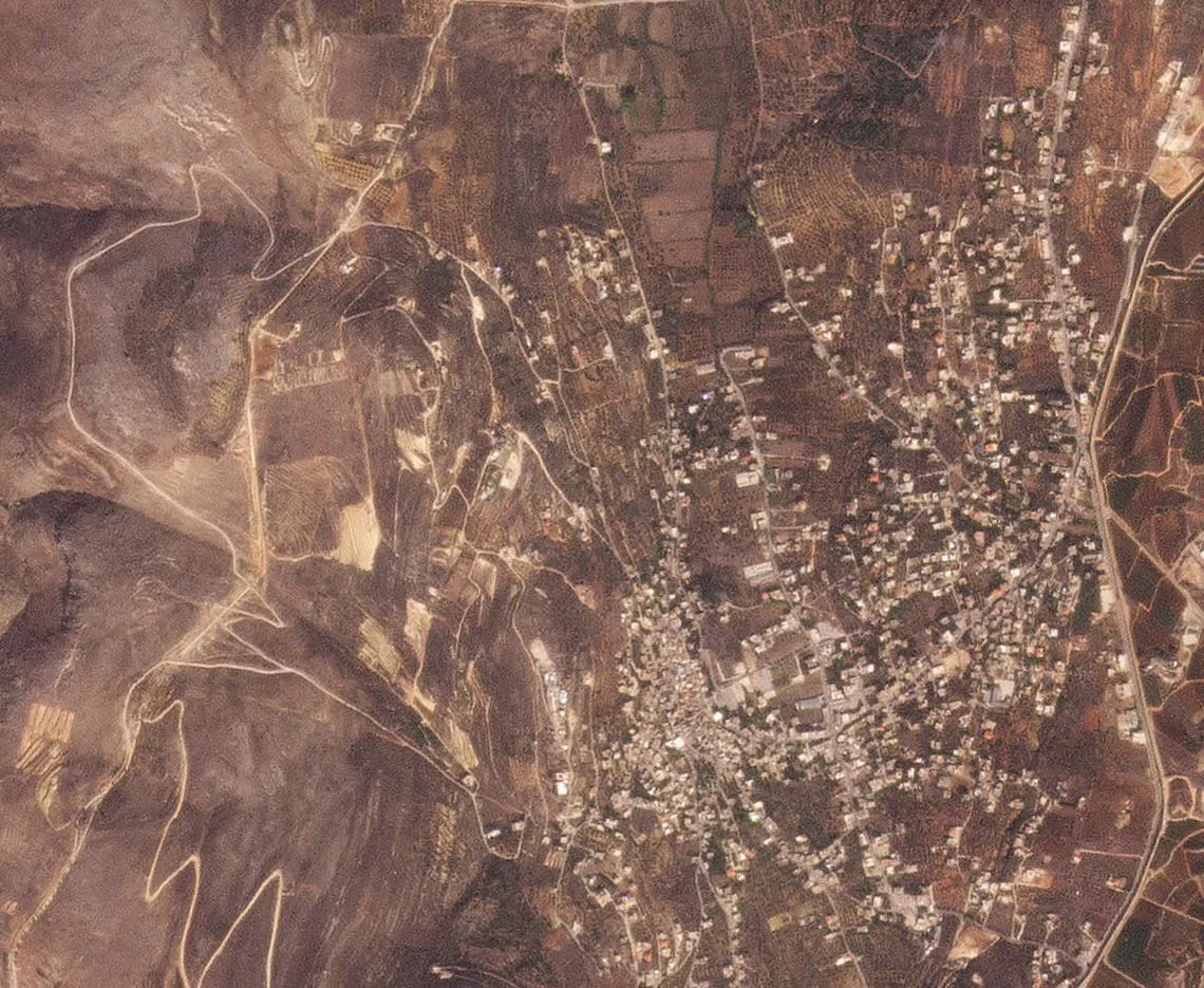 Israeli campaign leaves Lebanese border towns in ruins, satellite ...