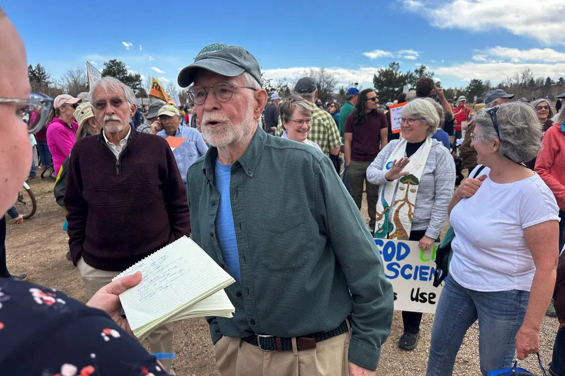 Over 1,000 protest NOAA scientist layoffs in Colorado | The Straits Times