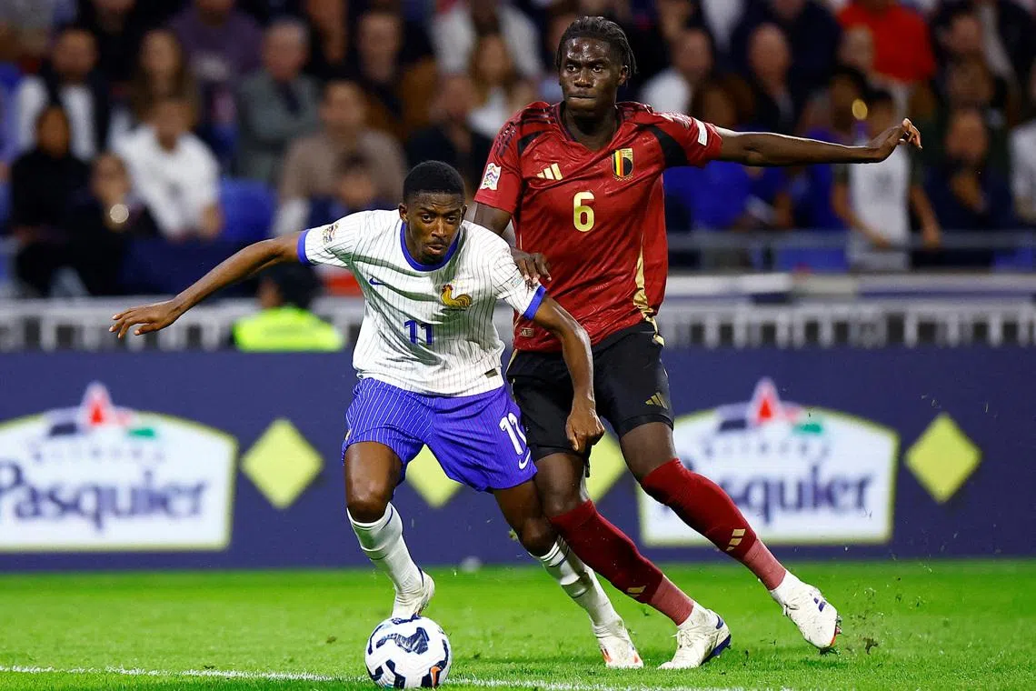 Onana revels in chance to prove versatility for Belgium | The Straits Times