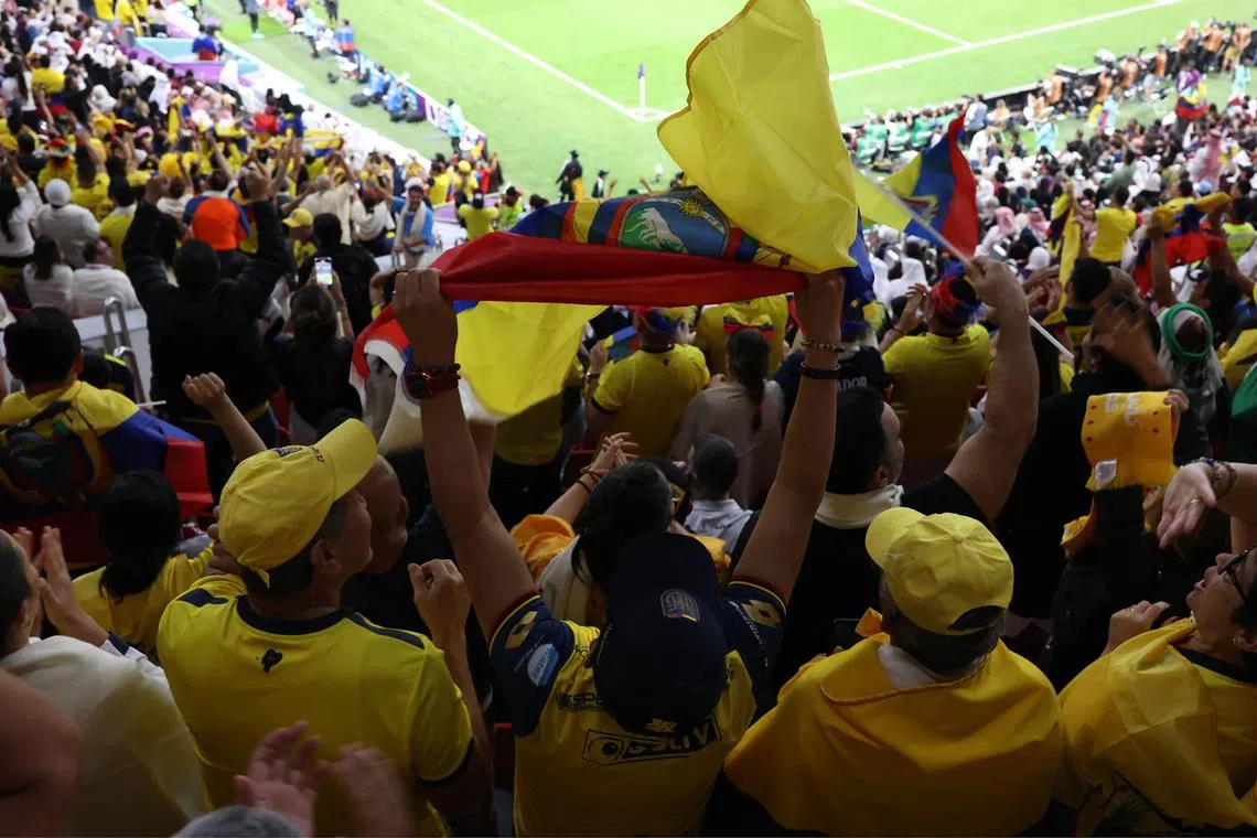 World Cup: Fifa launches case over Ecuador fans' chants in Qatar | The ...