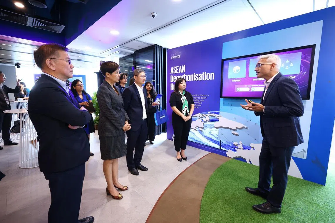 KPMG Singapore launches decarbonisation hub to speed up Asean’s energy transition | The Straits ...