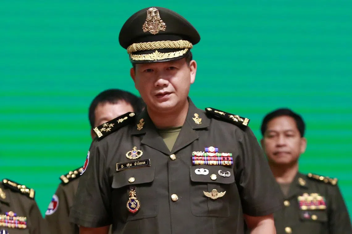 Cambodia PM Hun Sen’s son becomes four-star general | The Straits Times